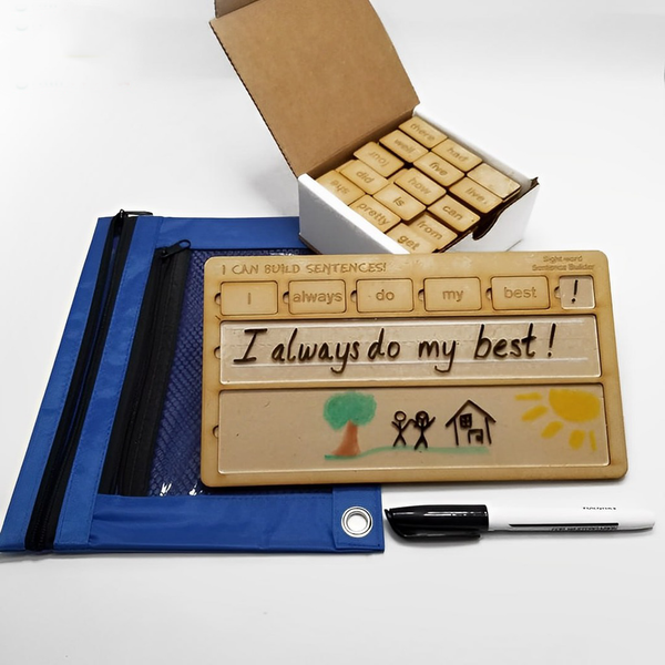 I Can! Sight Word Sentence Builder – Skilli Wood