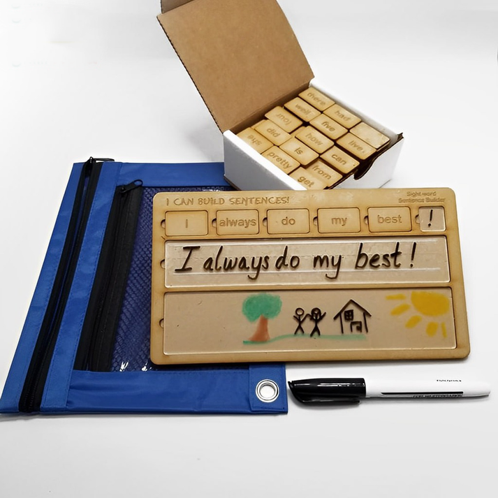 I Can! Sight Word Sentence Builder – Skilli Wood